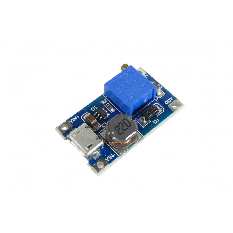 MODUŁ PRZETWORNICA STEP UP 2 - 28V 2A MICRO USB